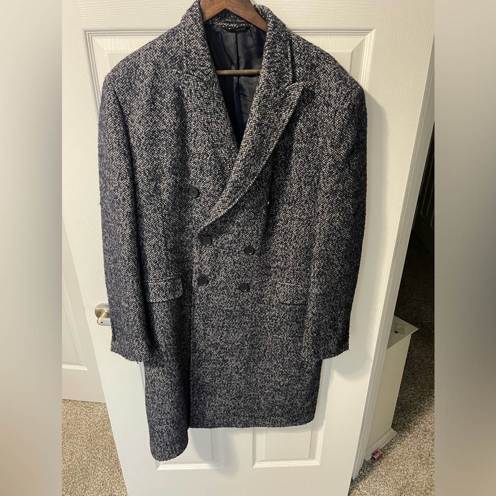 Xl Calvin Klein Grey Overcoat - Gem
